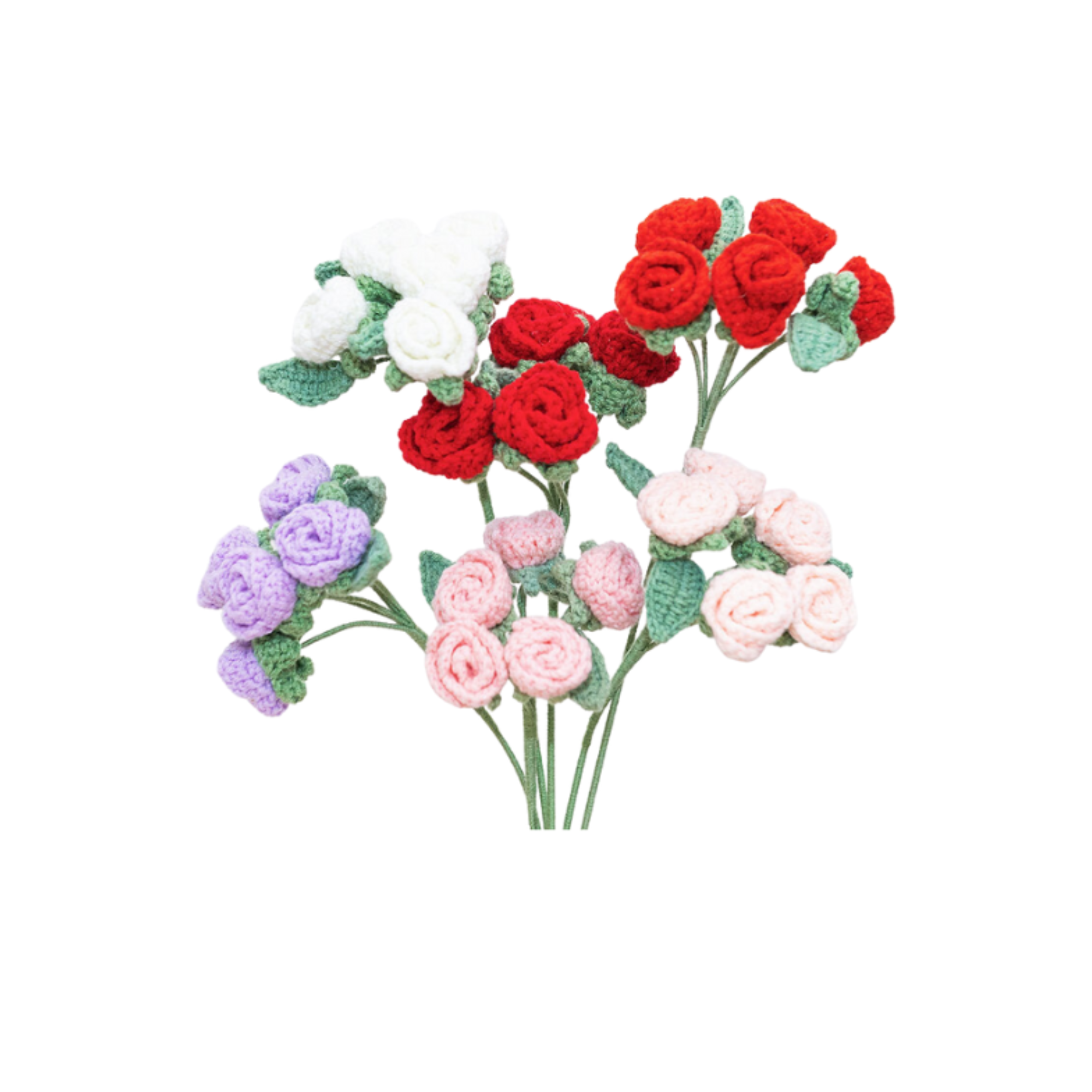 Spray Rose Crochet Flower – Baltic Shop