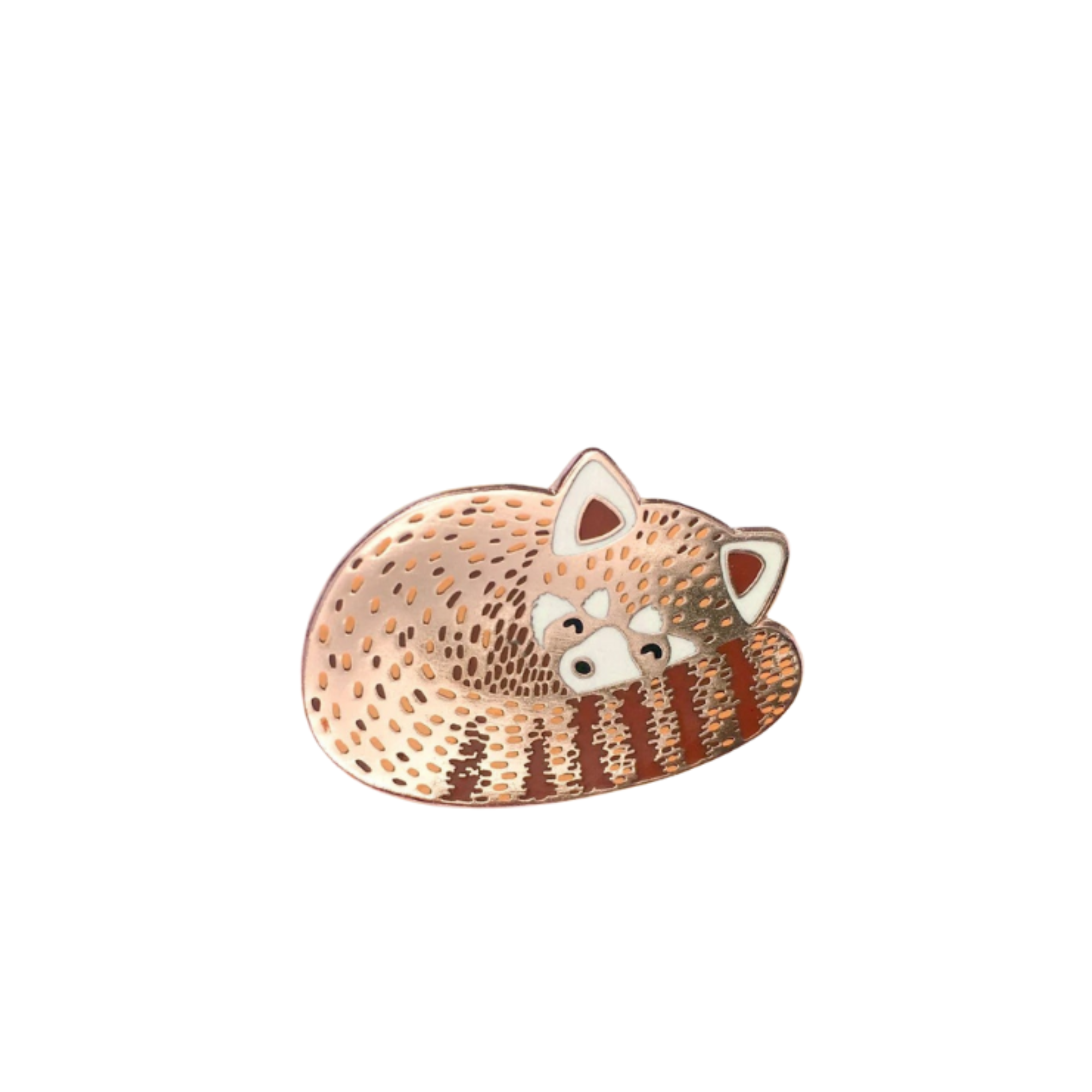 Red Panda Pin Badge (Copper) – Baltic Shop
