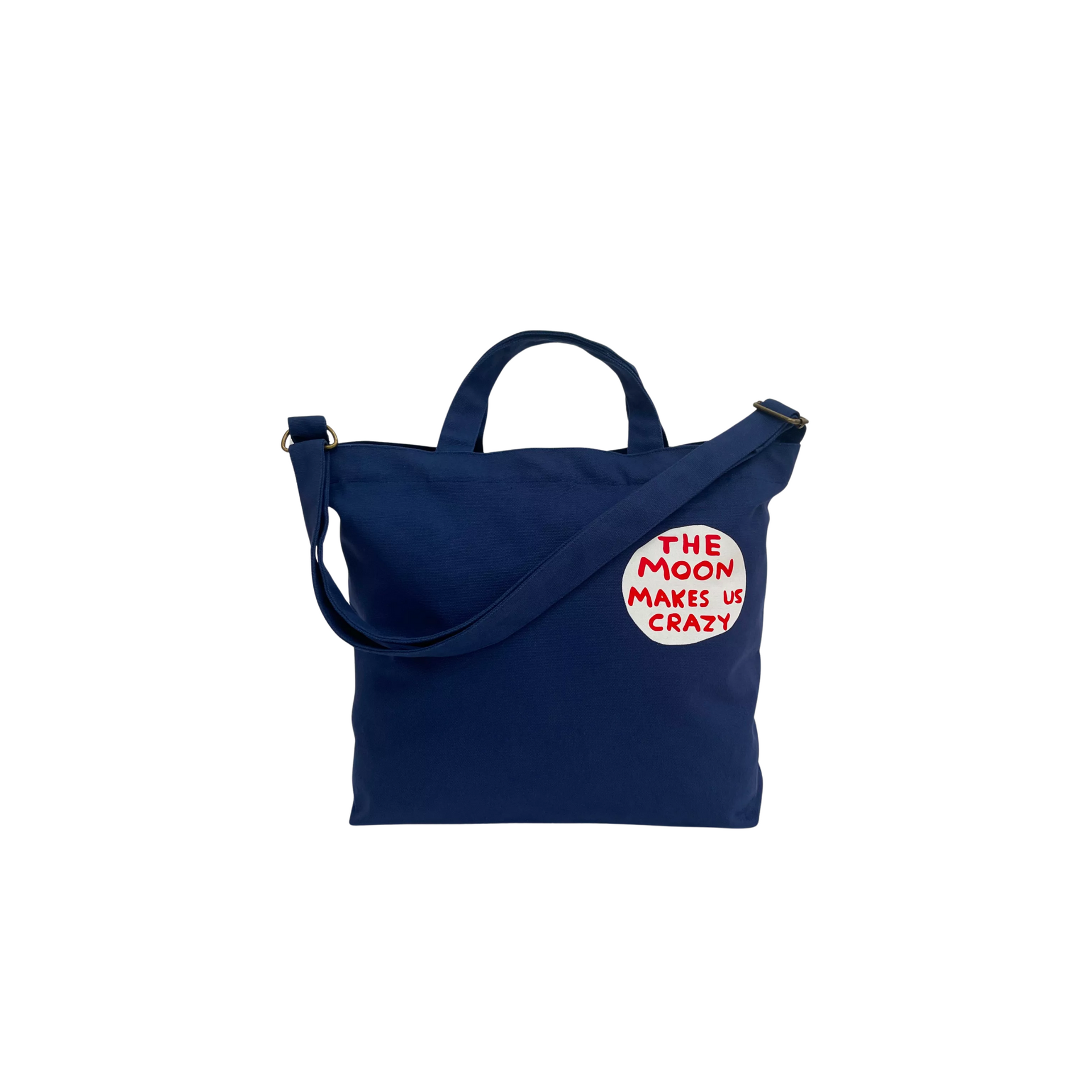 David Shrigley The Moon Makes Us Crazy Cross Body Bag – Baltic Shop
