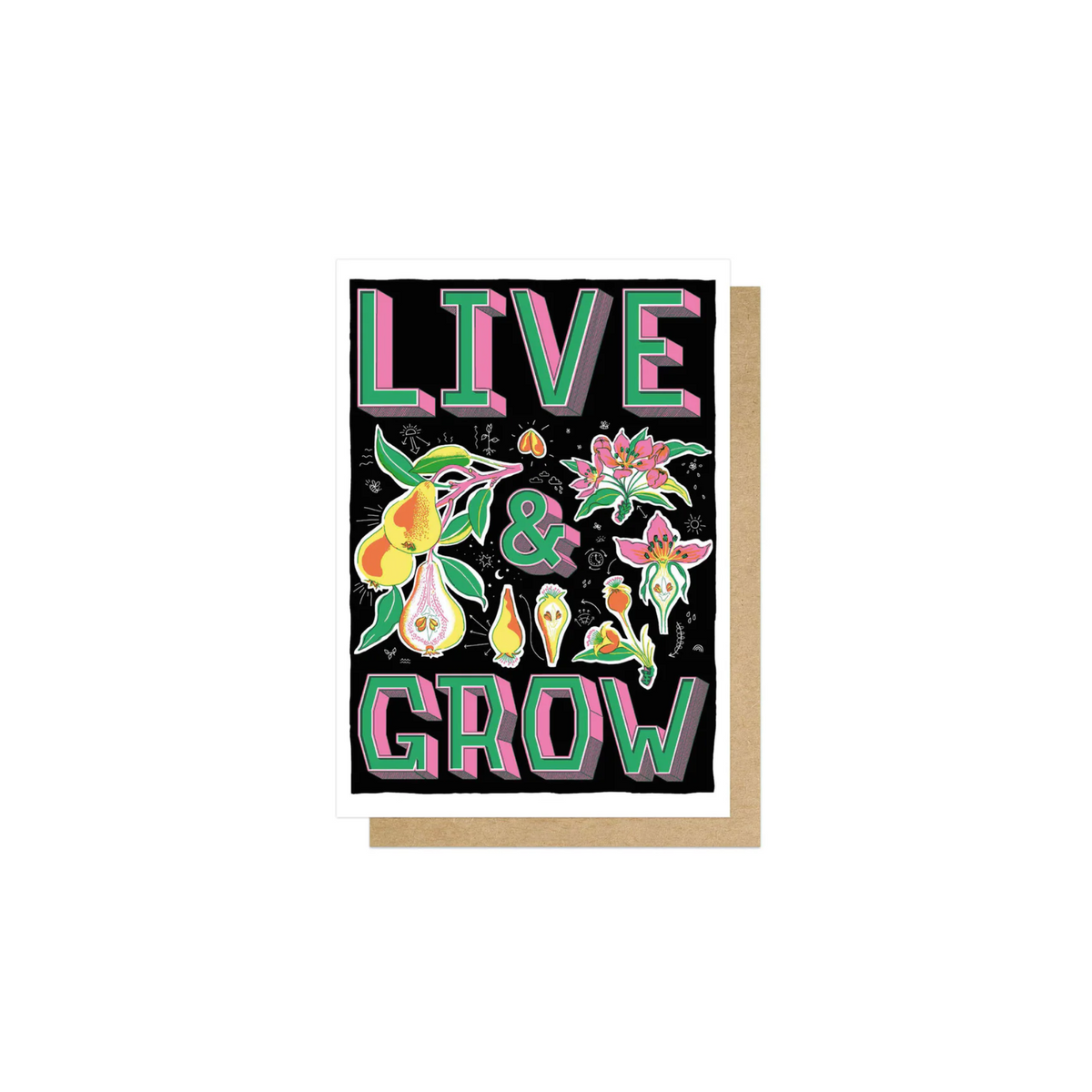 Live and Grow Greeting Card – Baltic Shop