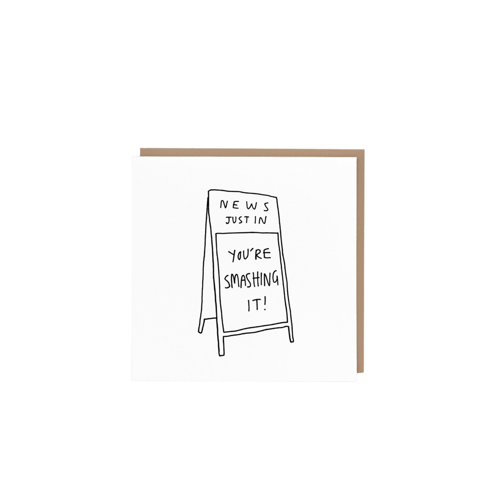 News Just In You're Smashing It Greeting Card – Baltic Shop