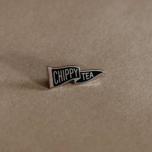 Chippy Tea Pin Badge - BALTIC Shop
